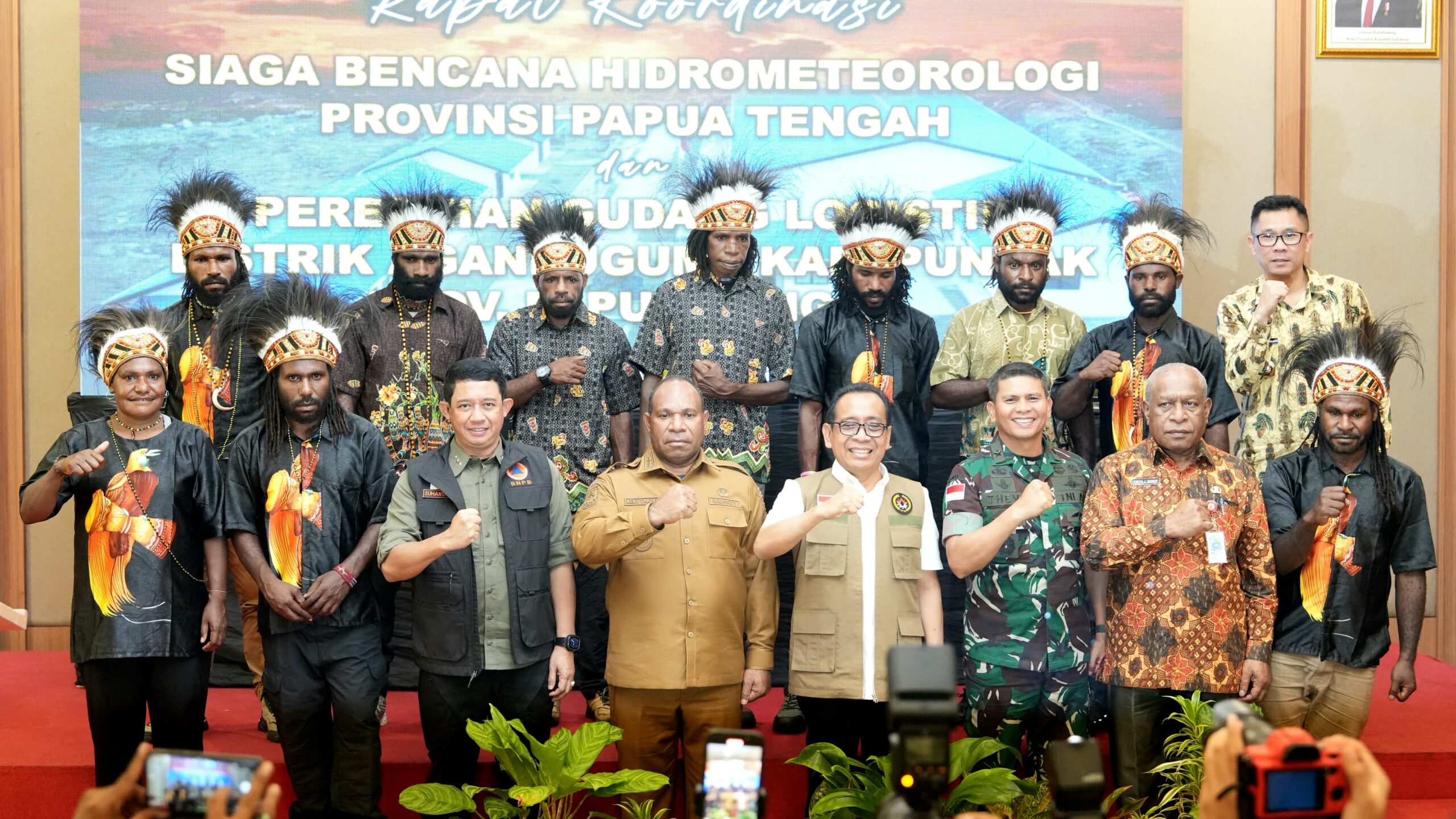 Antisipasi Krisis Pangan dan Cuaca Ekstrem, BNPB bersama Kemenko PMK Resmikan Gudang Logistik di ...